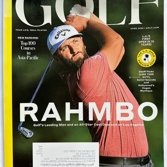 Golf Magazine | Other | Golf Magazine June 223 Jon Rahm Rahmbo With Label | Poshmark